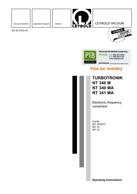 NT 340 M - Pascal Technologies, Inc