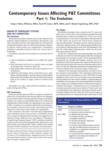 Contemporary Issues Affecting P&T Committees ... - P&T Community