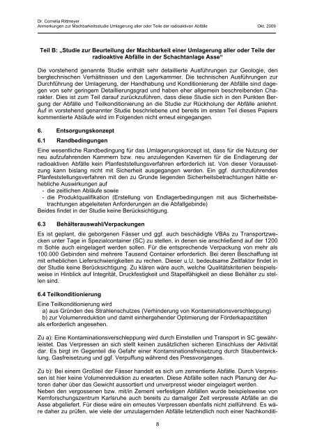 Dr. Cornelia Rittmeyer An