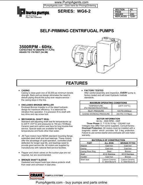 Datasheet - Pump Agents
