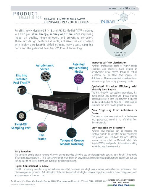 New Module Brochure! - Purafil