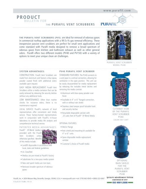 purafil vent scrubbers