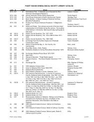 Genealogy Source Checklist - Puget Sound Genealogical Society