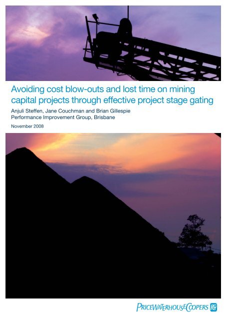 Mining capital projects - PricewaterhouseCoopers