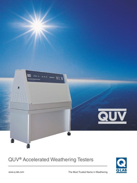 QUV Brochure - Q-Lab