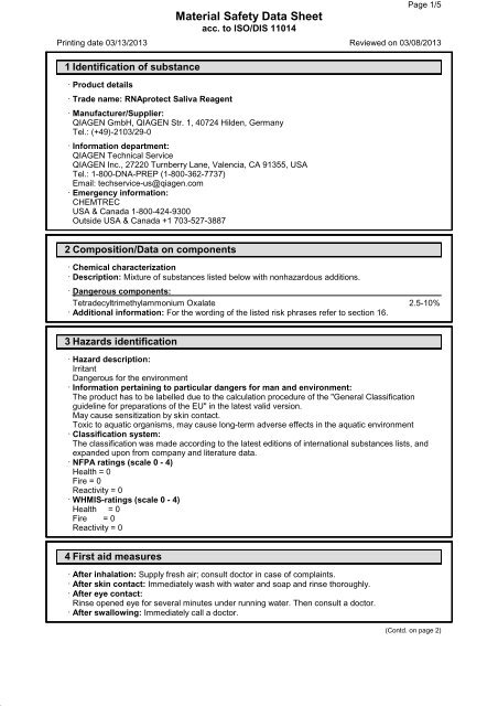 RNAprotect Saliva Reagent - Qiagen