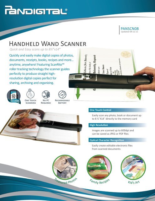 Handheld Wand Scanner - QVC.com