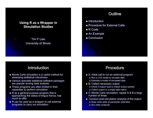 Slides The R Project For Statistical Computing