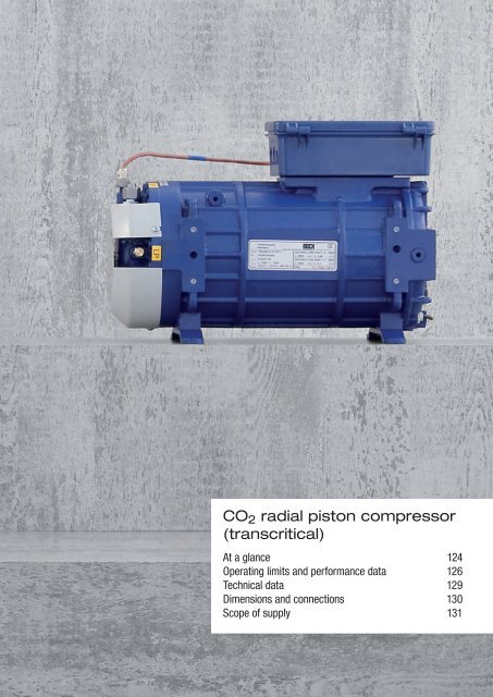 CO2 radial piston compressor (transcritical)
