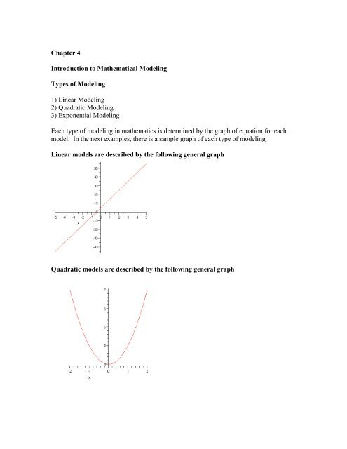 Chapter 4 (Modeling Unit)
