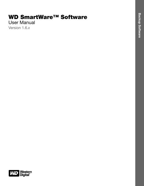 WD SmartWare Software User Manual - Radio Shack