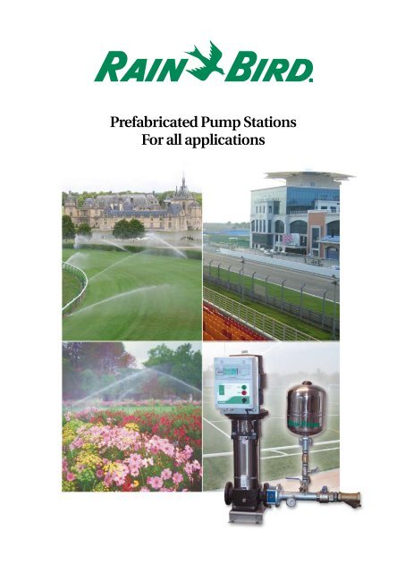 Prefabricated Pump Stations For all applications - Rain Bird irrigation