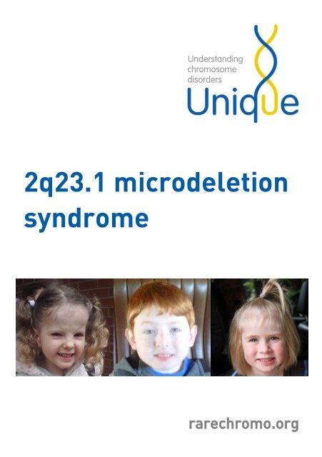 2q23.1 microdeletion syndrome - Unique - The Rare Chromosome ...
