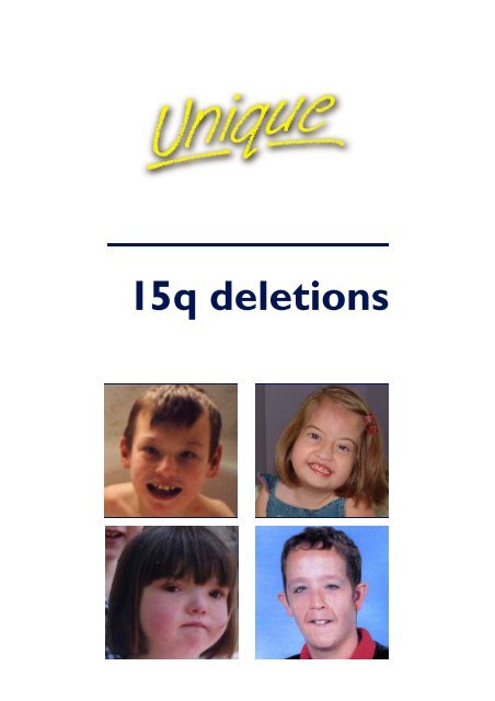 15q Deletions - Unique - The Rare Chromosome Disorder Support ...
