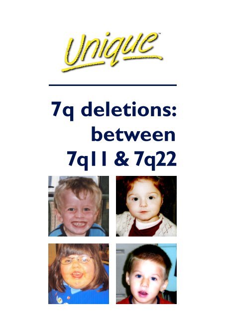 7q deletions - Unique - The Rare Chromosome Disorder Support ...