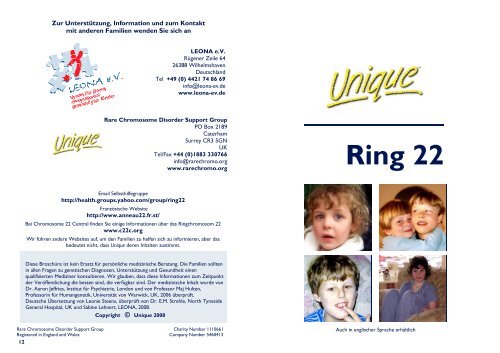 Ring 22 FTNPGerman.pub - Unique - The Rare Chromosome ...