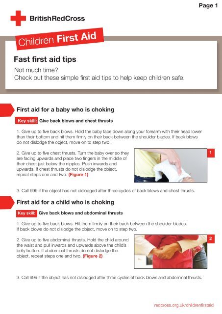 Abdominal Thrusts Steps