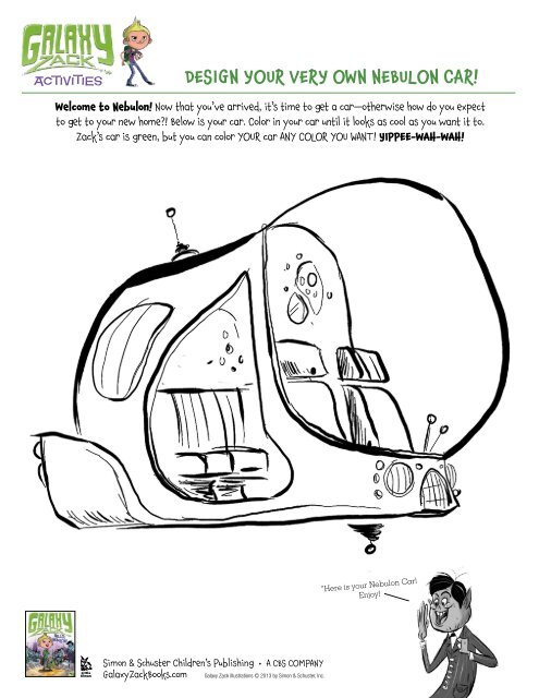 Galaxy Zack Activities - PDF - Simon & Schuster