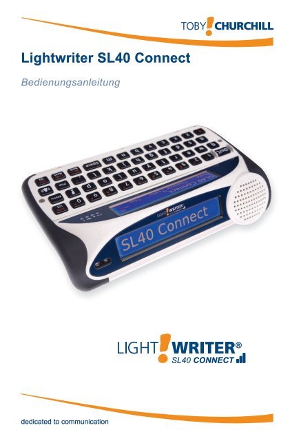 Lightwriter SL40 Connect - Toby Churchill
