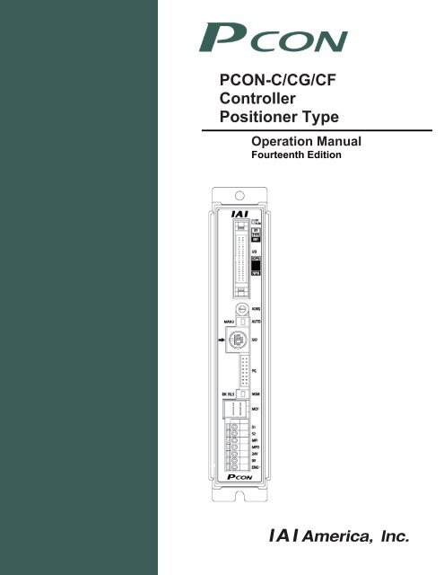 PCON-C/CG/CF Controller Positioner Type - REM-Technik sro