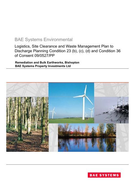 Logistics, Site Clearance and Waste Management Plan