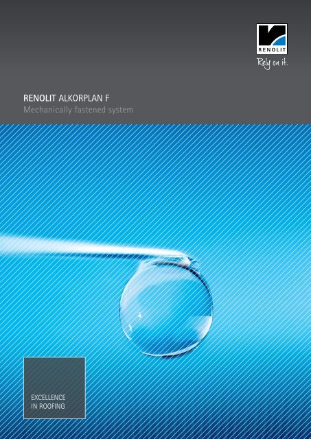 RENOLIT ALKORPLAN F Mechanically fastened system