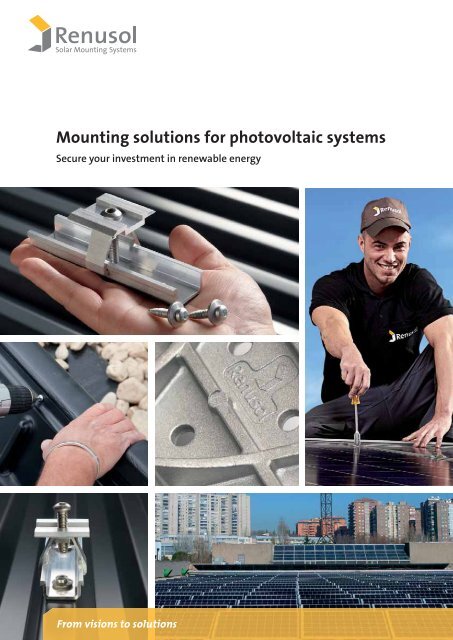 Mounting solutions for photovoltaic systems - Renusol