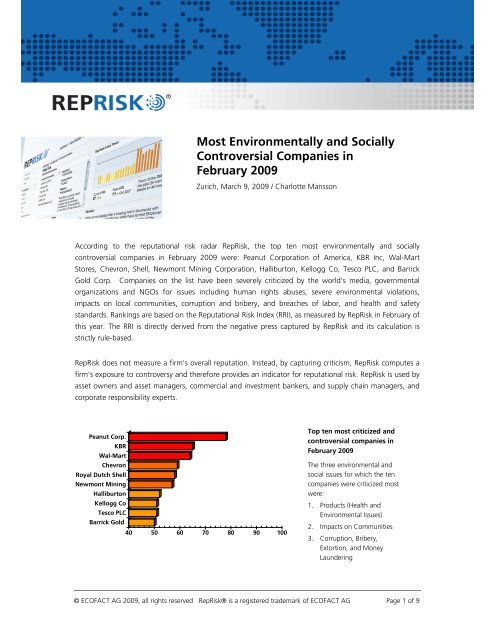 Download report - RepRisk