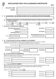 Performa and application for Police Clearance Certificate