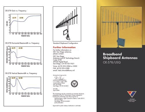 Broadband Shipboard Antennas - Array Solutions