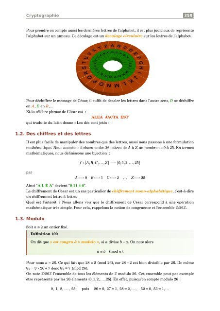 Exo7 19 Cryptographie 1 L
