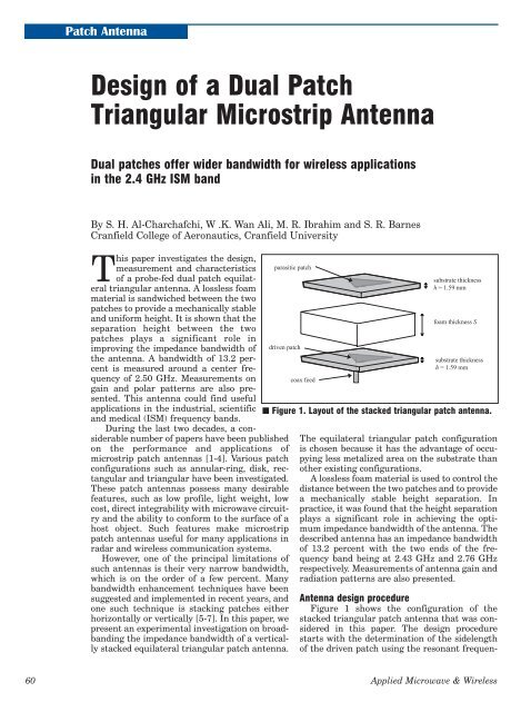 Design of a Dual Patch Triangular Microstrip Antenna.pdf