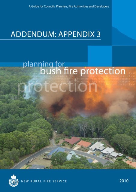 Addendum: appendix 3 - NSW Rural Fire Service