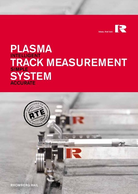 Download product brochure "Plasma - Track Measurement System"