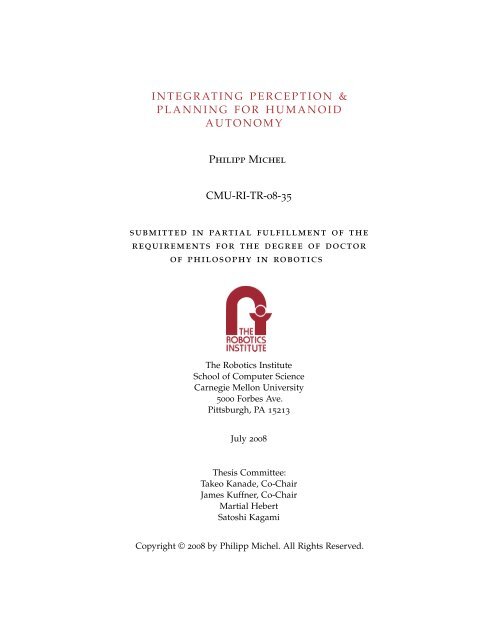 Integrating Perception & Planning for Humanoid Autonomy