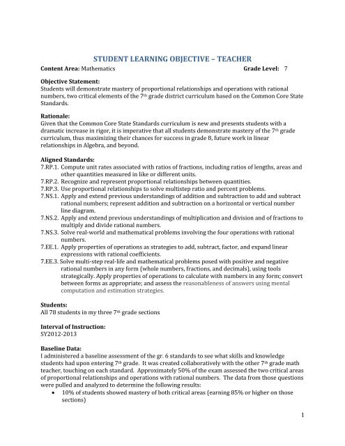 Mathematics: Grade 7