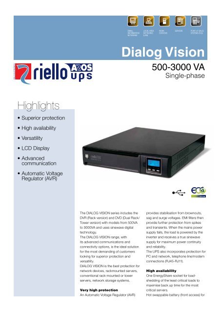 Dialog Vision - UPS Cape Home