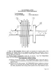 ULC DESIGN No. Z610 - A/D Fire Protection Systems