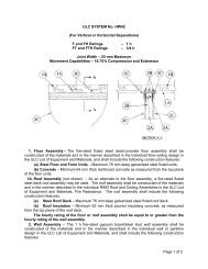 UL System No. HW-D-0060 - A/D Fire Protection Systems