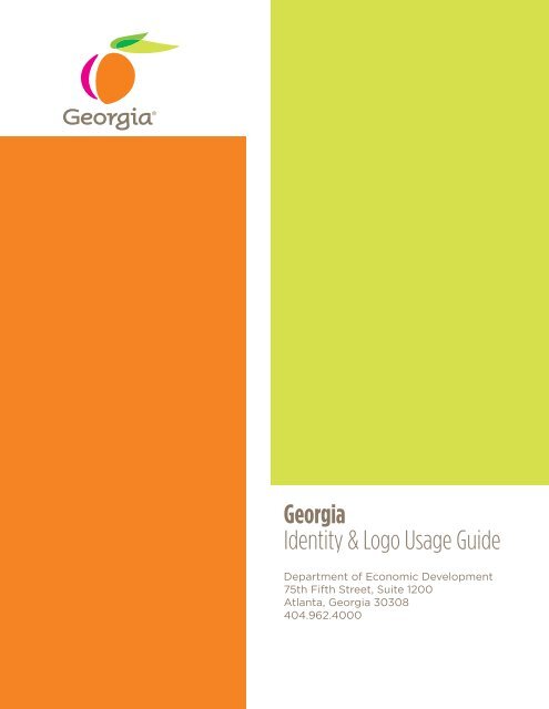 Georgia Identity & Logo Usage Guide - Georgia Department of ...