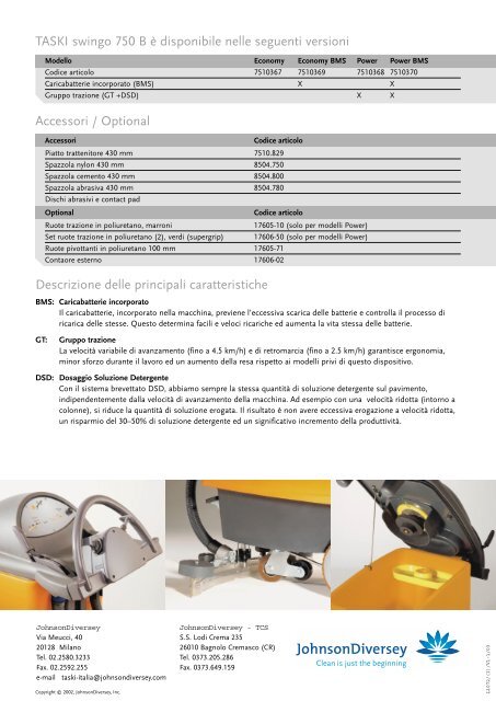 TASKI swingo 750