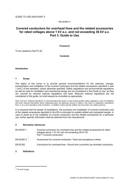 GUIDE TO USE FOR EN 50397-1 - Ritelite (Systems) Ltd