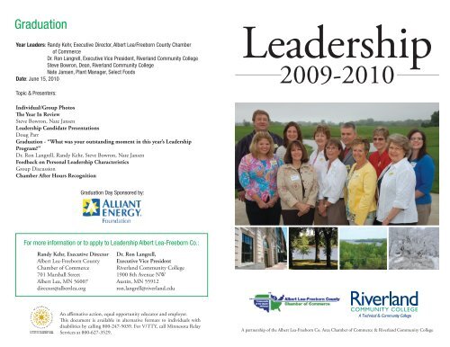 2010 - Riverland Community College