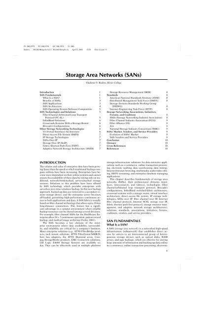 Emc Storage Area Network