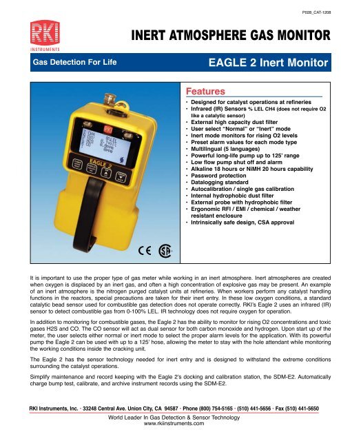 EAGLE 2 Inert - RKI Instruments