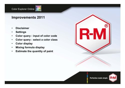 2011 Guide - RM Paint