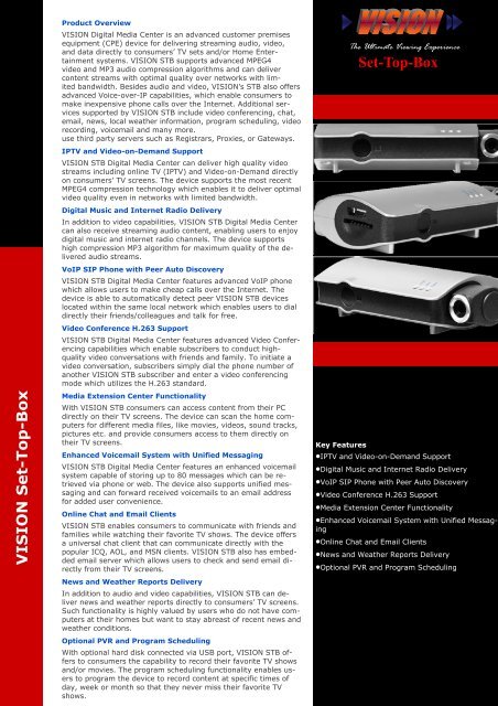 VISION Set-Top-Box