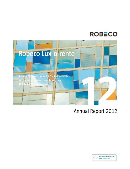 Annual Report - Robeco.com