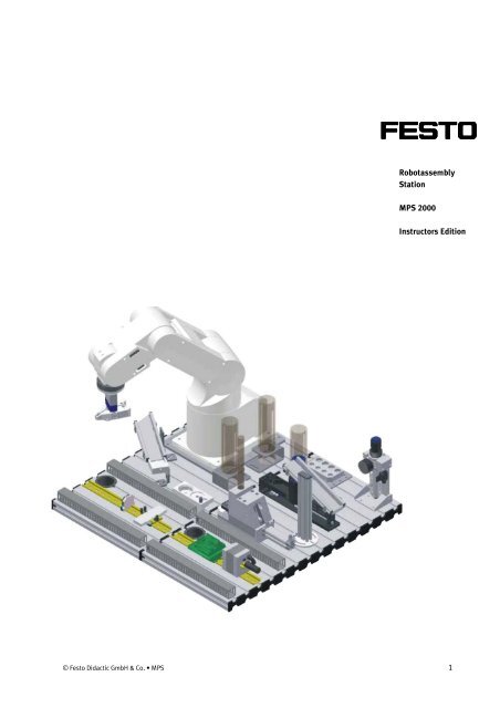 1 Robotassembly Station MPS 2000 Instructors Edition