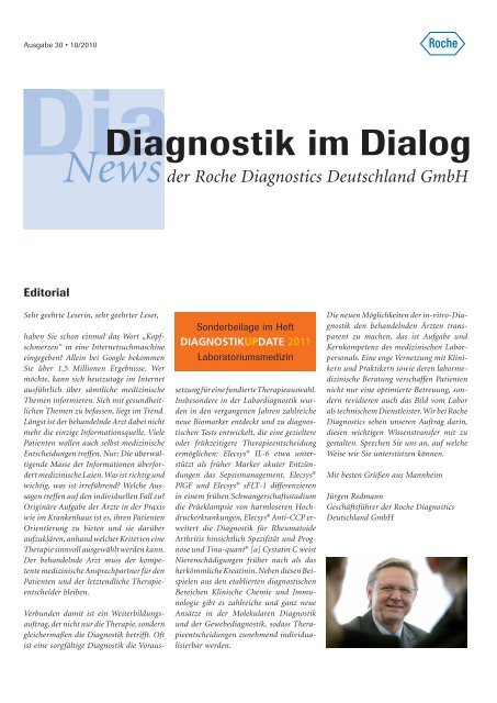 Diagnostik im Dialog - Roche Diagnostics